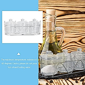 Cabilock Cocktail Shaker Set Mini Containers Spices Set Kithen e Box ondime Se t Sa Bo Stoage Bin with a fo Kithen o Ba Home Mini Containers Spices Set Small Containers