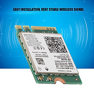 Network Card, Wi-Fi Network Adapter Card for Intel Internet 3168NGW Wireless-AC Dual Band WiFi Network Card with Bluetooth 4.2