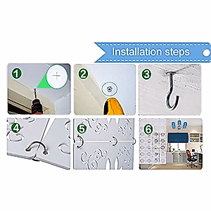 BMIDRUT White Hanging Room Divider,12 Pieces Wood-Plastic DIY Panel Screens Partition Wall Dividers Room Decoration with All Accessories 11.4x11.4 Inch