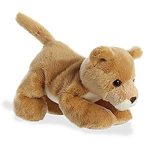 Aurora® Adorable Mini Flopsie™ Leah Lioness™ Stuffed Animal - Playful Ease - Timeless Companions - Brown 8 Inches