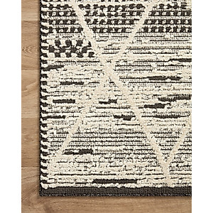 Loloi II Fabian Charcoal/Ivory 7'-10" x 10' Area Rug