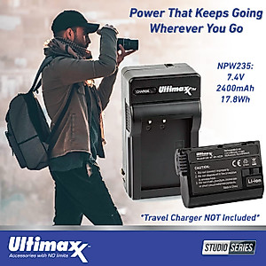 Ultimaxx Advanced FUJIFILM X-T5 with 18-55mm Lens (Black) Bundle - Includes: 128GB Extreme Memory Card, Universal Speedlite, 2X Replacement Batteries, Camera Backpack & Much More (35pc Bundle)