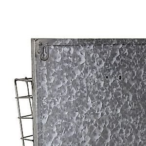 Cheung's FP-4037 Metal Wall Organizer with 4 Hooks and 3 Storage Slots