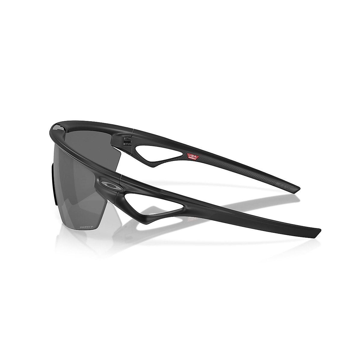 Oakley Unisex Sunglasses Matte Black Frame, Prizm Black Polarized Lenses, 36MM