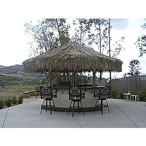 Forever Bamboo Mexican Palm Thatch Umbrealla Cover, 12ft D