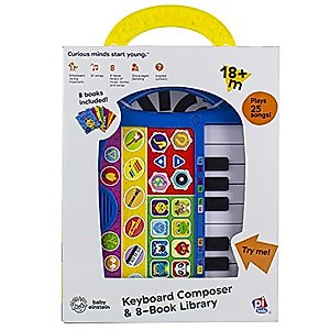 Baby Einstein - My First Music Fun Keyboard Composer & 8 Sound Book Library - PI Kids