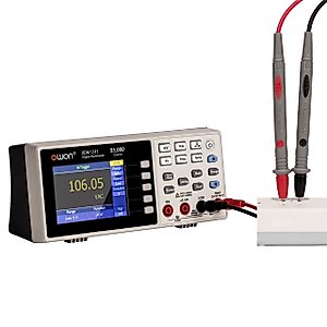XDM1241 3.5 in LCD Multimeter Portable Desktop Digital Multimeter Multi Testers for Laboratories,Instruments and Factories(Built-in Batteries and Support DC 5V 2A)