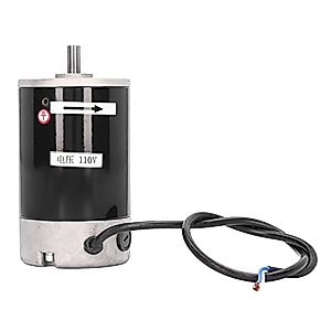 Mini Lathe Motor, 550W Large Power, Maximum Speed 6000RPM Per Minute Large Torsion Low Noise Stable Drive Iron Lathe Machine Motor, for 7x14 CJ18A Lathes(110V)