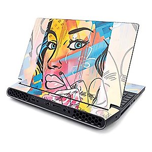 MightySkins Skin Compatible with Alienware Area-51M 17" (2019) - Classy Smoker | Protective, Durable, and Unique Vinyl Decal wrap Cover | Easy to Apply, Remove, and Change Styles | Made in The USA