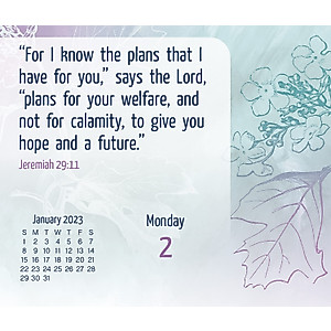 2023 Bible Verses Day-at-a-Time Box Calendar