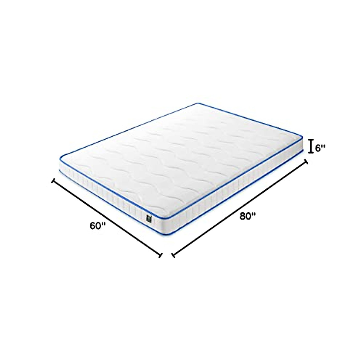 ZINUS 6 Inch Essential Innerspring Mattress / Medium Firm Feel / CertiPUR-US Certified / Mattress-in-a-Box, Queen