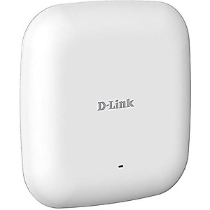 D-Link AC1300 Wave 2 Dual-Band PoE Access Point, Stand-alone or Remote Software Managed (Nuclias Connect), Gigabit Port, Wall or Ceiling Mount, Supports 802.3af PoE, WiFi Bridge Mode (DAP-2610) White