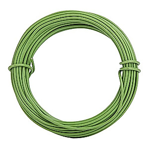 Yuehuam 32.8ft Bonsai Training Wire Large Roll Plastic Coated Flower Art Soft Iron Wire Handmade DIY Household Gardening Supplies