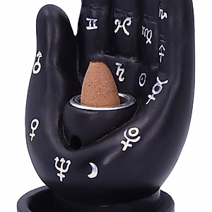 Nemesis Now Palmistry Backflow Incense Burner (Black) 12cm