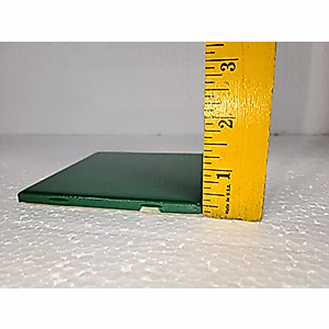 Green Emerald Ceramic Tile 4.25 in Subway Shower Bathroom Kitchen Backsplash Mosaic Subway Square 4x4 Daltile Color 0115 Box 10 Piece