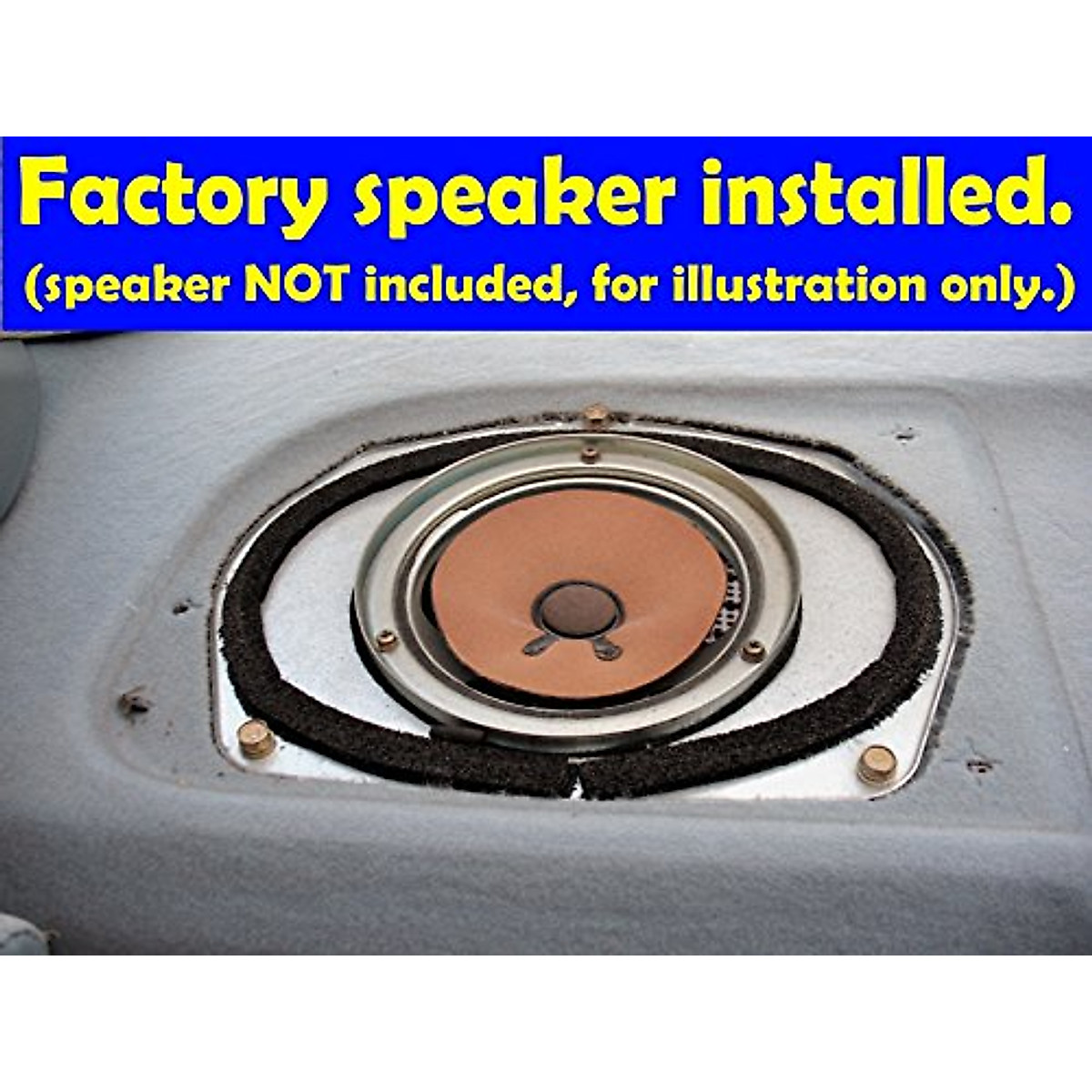 6x9" Rear Deck Speaker Adapter Spacer Rings Fits 1994-1997 Accord- SAK030_69-1 Pair