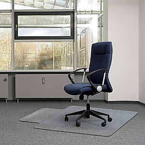 FZYUAN Office Chair Mat for Carpets, Transparent 2mm Thick and Sturdy Highly Premium Quality Floor Mats with Studs, Home Office Chair Mat for Low, Standard and Medium Pile Carpeted Floors,29.5"×47.2"