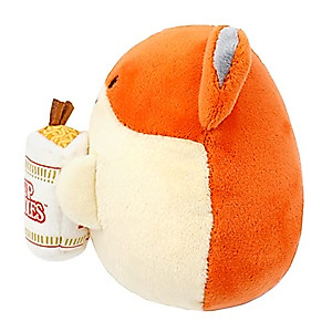 Anirollz Stuffed Animal - Cup Noodles Foxiroll, Soft Toy Plush Doll, Officially Licensed Nissin Product, Birthday Gift, Safe for Children