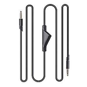 Astro A10 Cable Replacement Astro A40 TR Inline Mute Talkback Audio Cable Cord Compatible with Xbox One, Playstation 4 PS4, Switch Most Smartphones (2M/6.5ft)