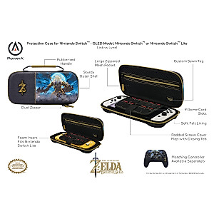 PowerA Protection Case for Nintendo Switch - OLED Model, Nintendo Switch Lite - Link vs. Lynel