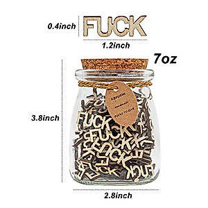 Give a Fuck in a Bottle(7oz)- Funny Gifts for Friend/Family - Fucks to Give Gag Gift for Christmas,Valentine's Day, Birthday Day,Holiday.