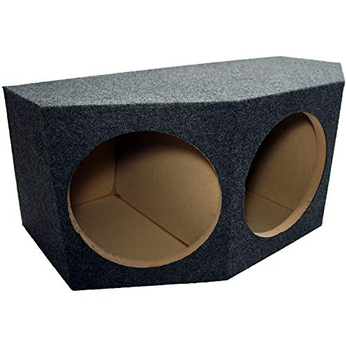 ASC 312H Triple 12" Sealed Subwoofer Rear Angle 3 Sub Box Stereo Enclosure