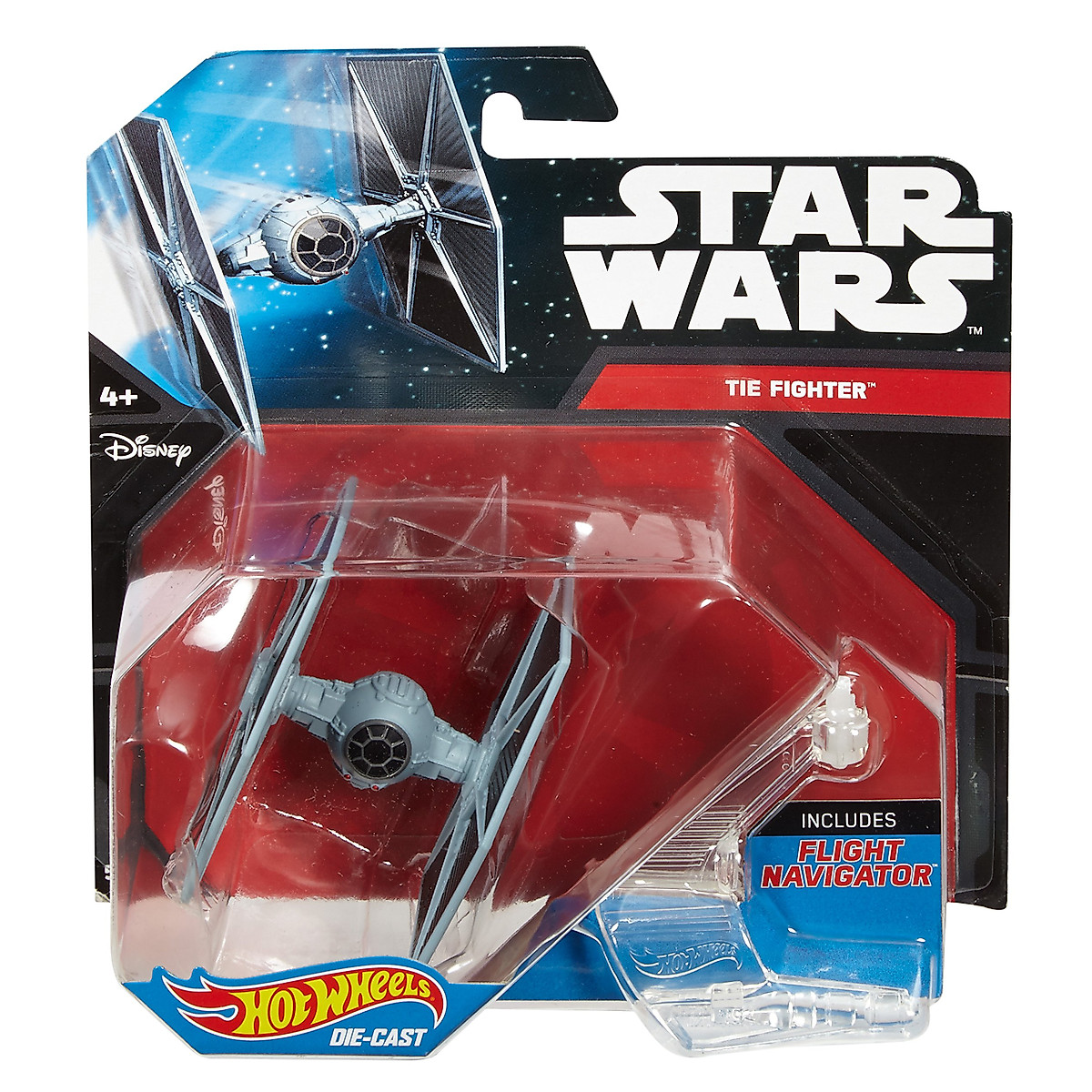 Hot Wheels Star Wars Starship Grey TIE Fighter Vehicle