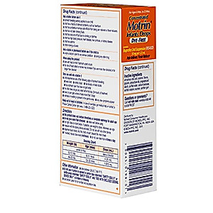 Motrin Infants Concentrated Liquid Medicine Drops with Ibuprofen, Berry, 1 fl. Oz