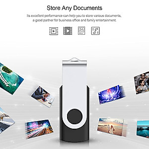 10 Pack 512MB USB Flash Drives Gift Stick Business Bidding Thumb Drive USB 2.0 high Speed Pen Drives (512MB, Red)