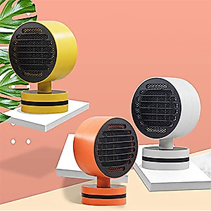 Outdoor Garden Heater 500W Mini Air Heater Portable Desktop Ceramic Electric PTC Hot Fan Home Office 3s Fast Heating Winter Warmer For Bedroom Patio Heater (Color : Blanc)