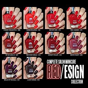 Sally Hansen Complete Salon Manicure Black To Basics, Lucky Dress, 0.5 Fluid Ounce