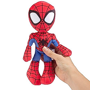 Marvel Spidey & His Amazing Friends 8" Plush 3-Pack Set - Spiderman, Miles Morales & Gwen Stacy - Officially Licensed - Stuffed Animal Toy Figure - Gift for Kids, Boys & Girls - 8 Inches