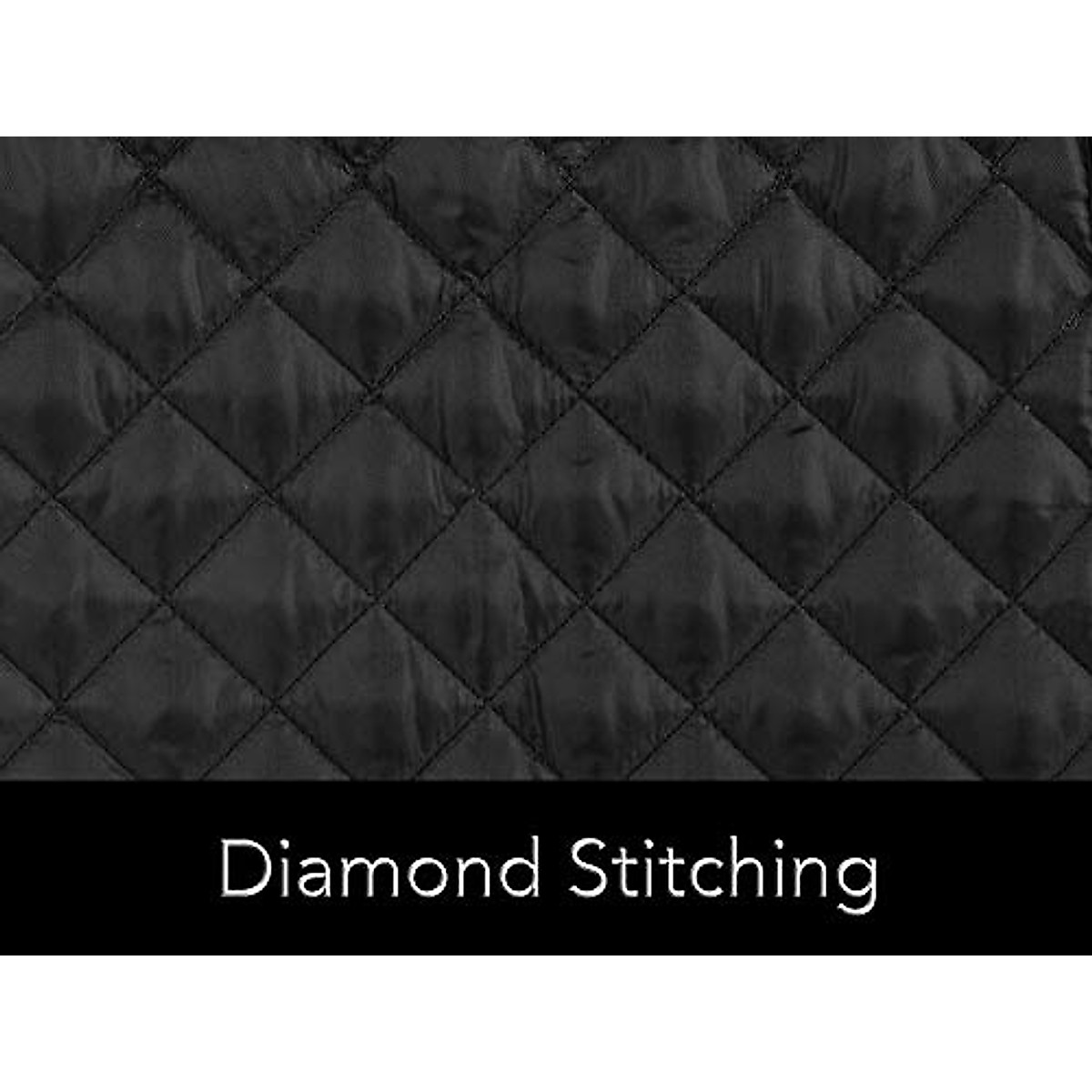 4 slice Toaster Cover, Polyester Fabric Quilted Four Slice Toaster Appliance Dust-proof Cover For Kitchen Small Appliance Dust Cover and Fingerprint Protection (Black)