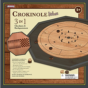 Crokinole Deluxe 3 in 1