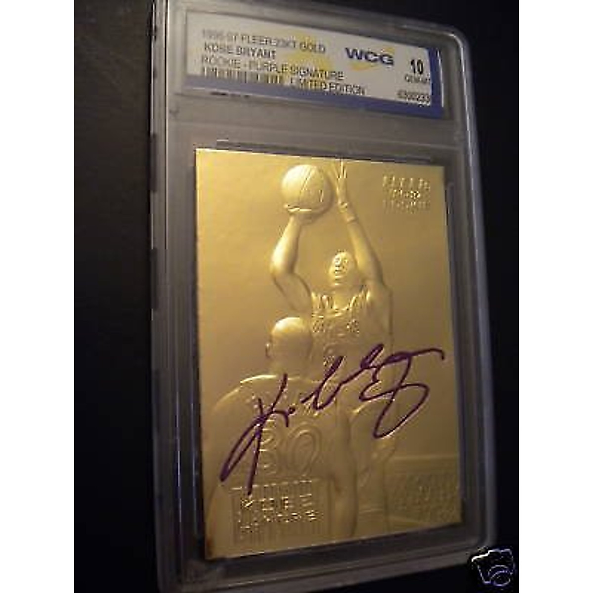 1996-97 Fleer SIGNATURED 23KT Gold Rookie 3" Card LOT! Y