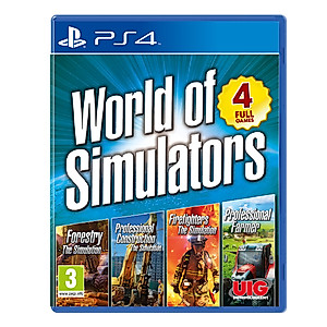 World of Simulators - Forestry, Firefighters, Pro Farmer, Pro Construction (PS4)