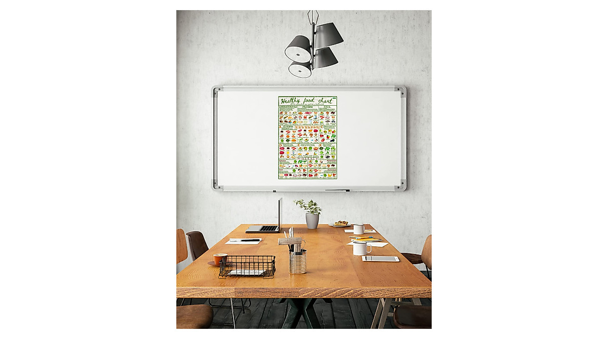 Healthy Food Chart Guide - Nutrition Magnet for Kitchen