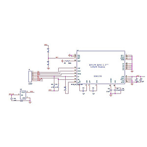 Hailege 1.3" SSH1106 SPI OLED LCD Display 128x64 OLED Display Module for Arduino AVR PIC STM32 51 Raspberry Pi