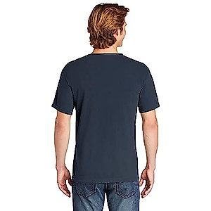 Comfort Colors Men's Adult Short Sleeve Tee, Style 1717 (Large, Midnight), Navy