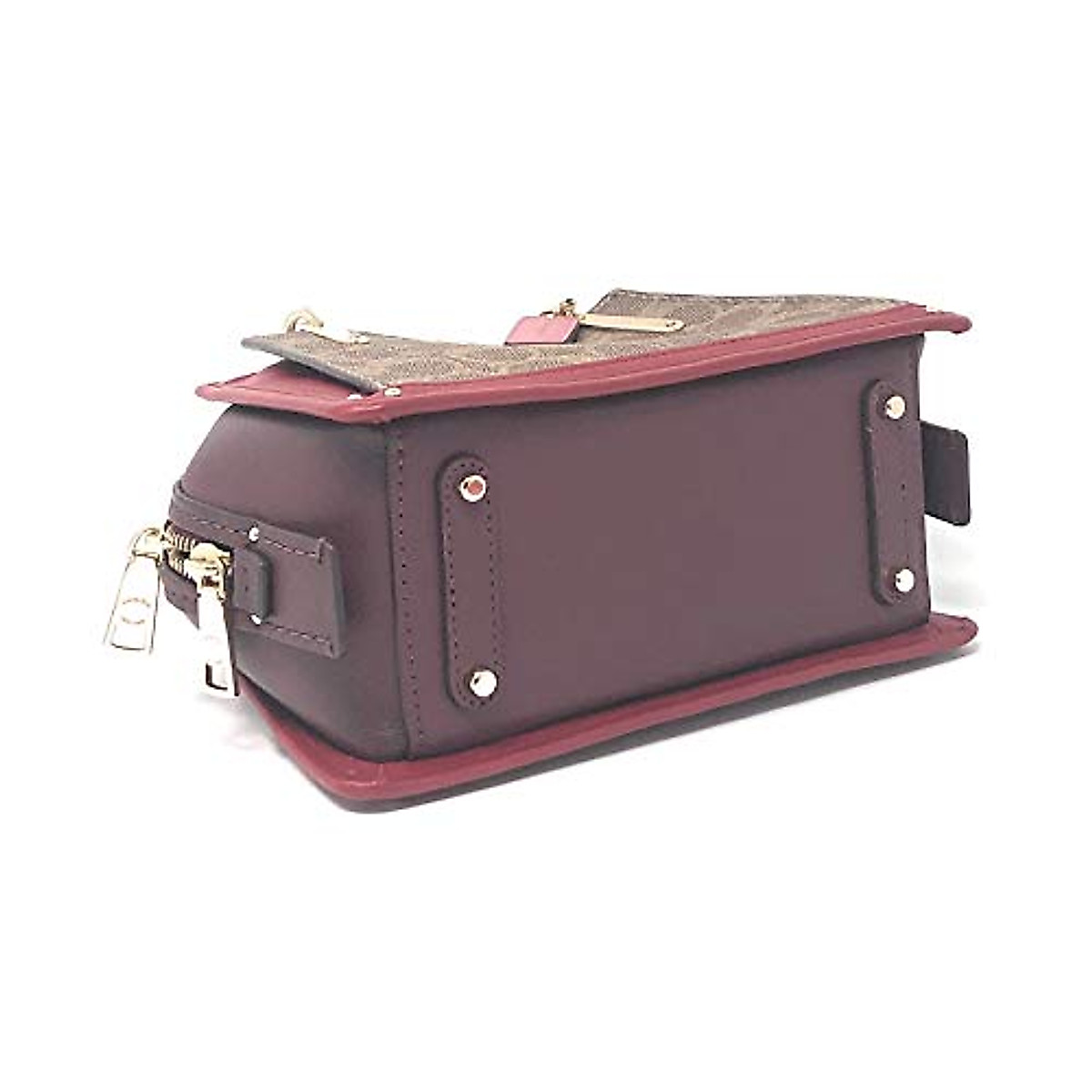 Coach Dreamer 21 In Signature Canvas With Snakeskin Detail Satchel Crossbody (Tan Red Apple)