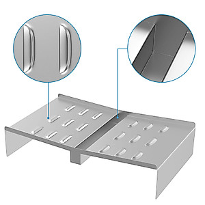 BQMAX Upgraded Stainless Steel Grill Panels for Blackstone 22-inch Countertop Grill