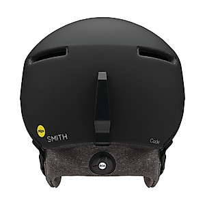 Smith Code Helmet – Adult Snowsports Helmet with MIPS Technology + Zonal Koroyd Coverage – Lightweight Protection for Skiing & Snowboarding – for Men & Women – Matte Black, Medium