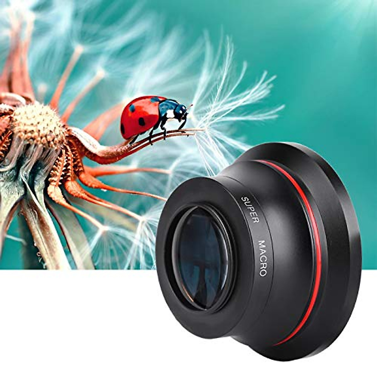 Wide Angle Lens, 37mm 0.39X, with Phone Clip, for DV Cameras Mobile Phones