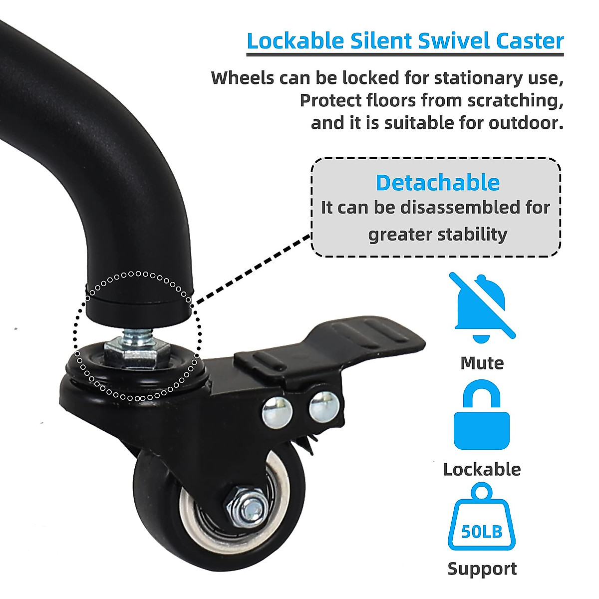 VIVEMCE Projector Stand Tripod on Wheels,Projector Tripod Stand Adjustable Height 29 to 52 Inch,with Removable Mouse Tray and Phone Holder,Portable Laptop Tripod Stand