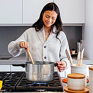 BreeRainz 16 Quart Pressure Cooker, 10 Psi Aluminum Pressure Canner w/Triple Valves & Auto Lock System, Steamer Rack Included