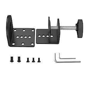 WALI C-Clamp Base Stand Mounting Accessory for WALI Monitor Mount Workstation System (C-CLAMP), Black