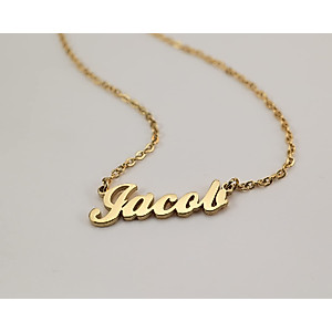 Chingona Name Necklace Personalized Engraved Name Pendant for Womens Friends