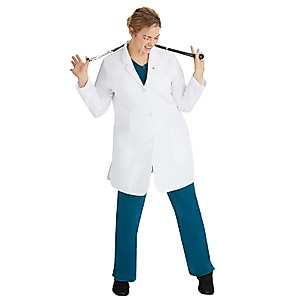 Healing Hands Lab Coat Women 4 Pocket Mid Length 5101 Fiona Womens Lab Coat The White Coat Modernist Collection White S