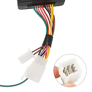 F FIERCE CYCLE DC 9-24V Motorcycle Scooter Anti-Theft Alarm System Remote Control Key Remote Set Engine 125dB Alarm Speaker