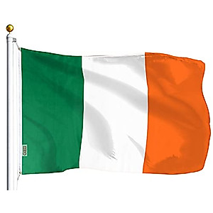 G128 Ireland Irish Flag | 3x5 Ft | LiteWeave Series Printed 100D Polyester | Country Flag, Vibrant Colors, Brass Grommets
